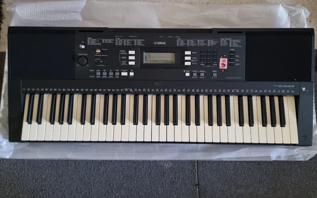 Yamaha Digital Keyboard PSR E343, Hobbies & Toys, Music & Media ...