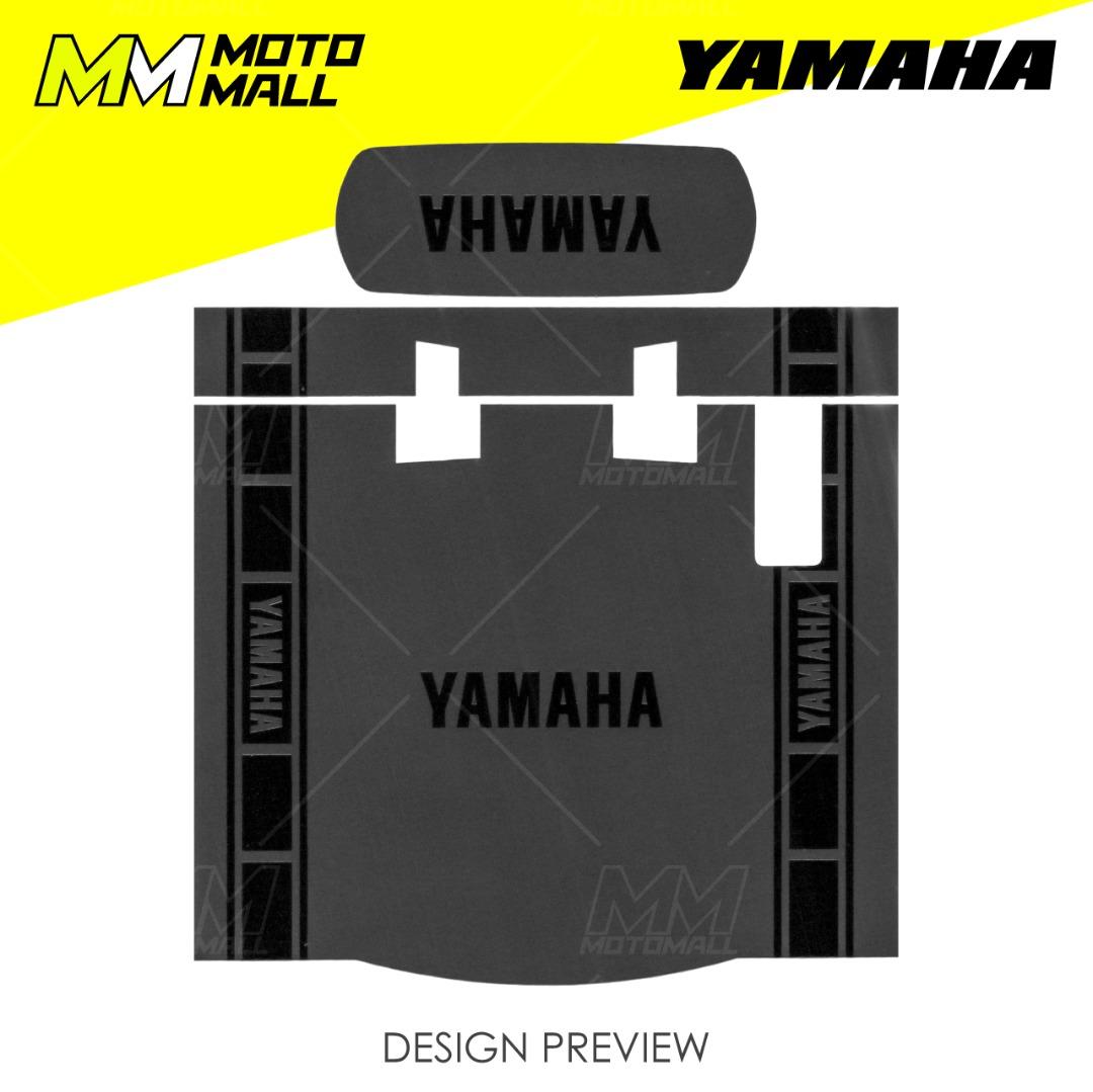 Yamaha IU Sticker / Decal for Motorcycle [Black-on-Black Edition ...