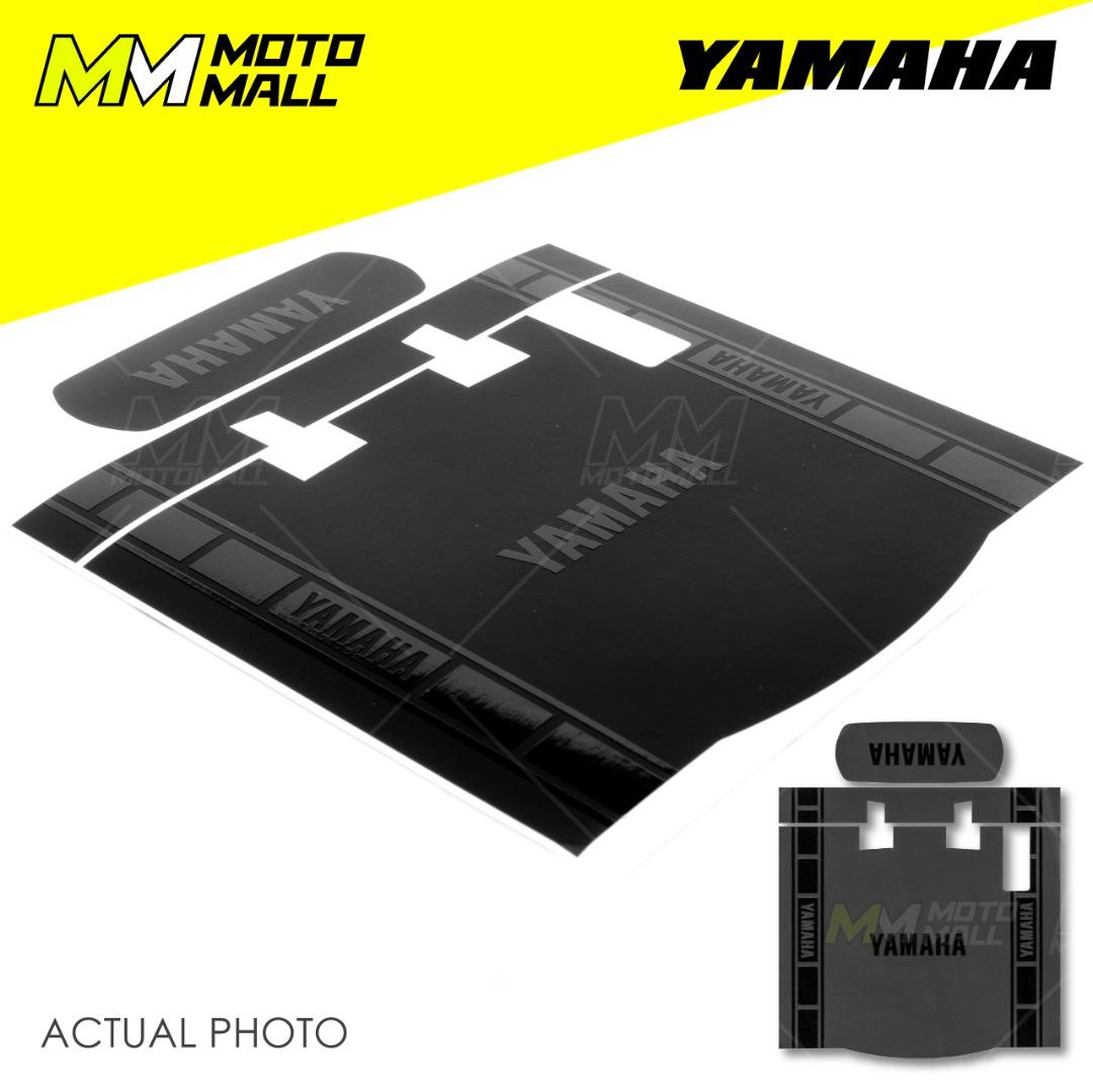 Yamaha IU Sticker / Decal for Motorcycle [Black-on-Black Edition ...