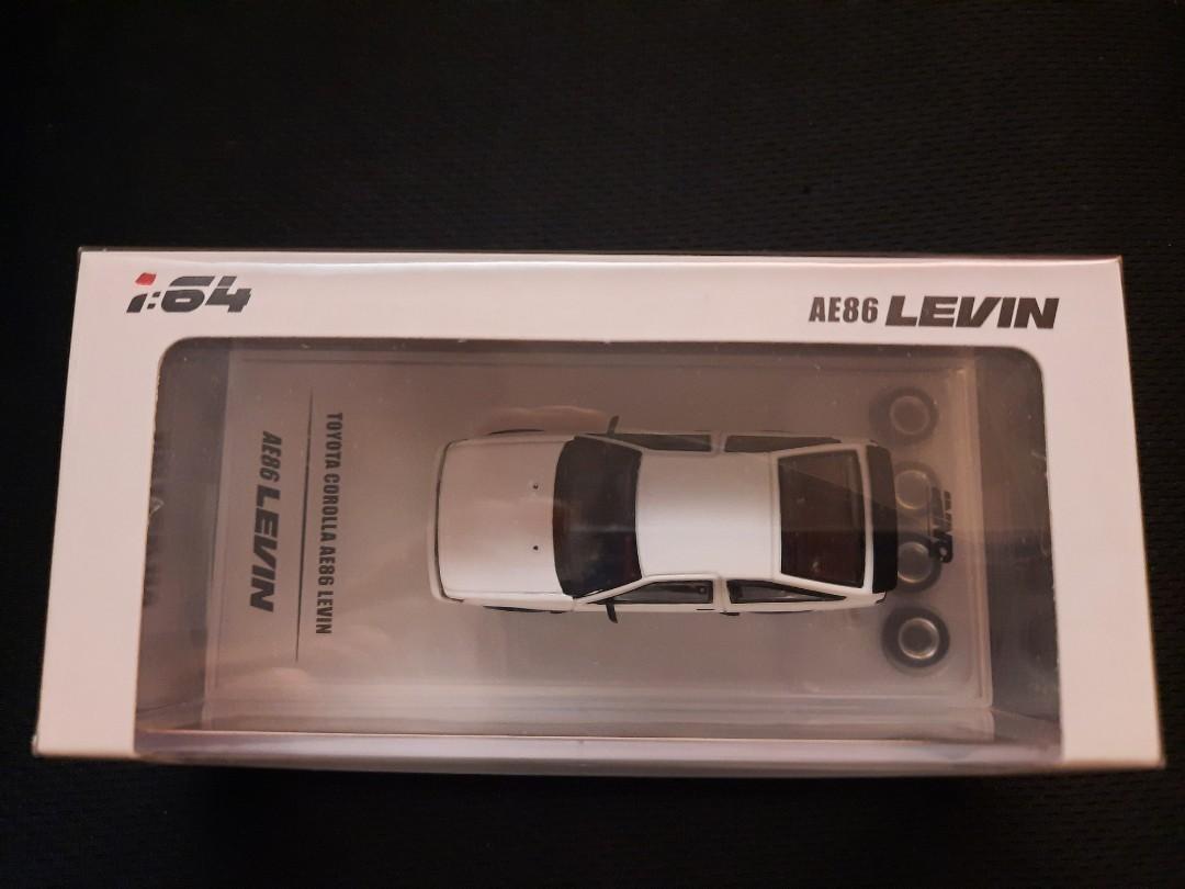 1:64 Inno Models Inno64 Toyota Corolla AE86 Levin 1/64 White, 興趣及遊戲, 玩具 ...