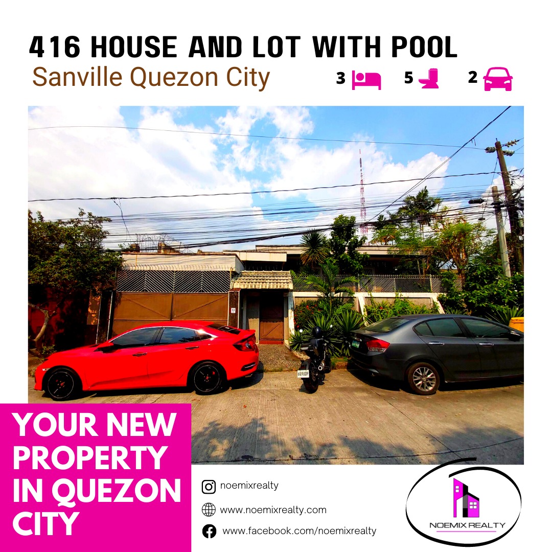 416 sqm House and Lot Interville 2 Sanville Quezon City, Property, For ...