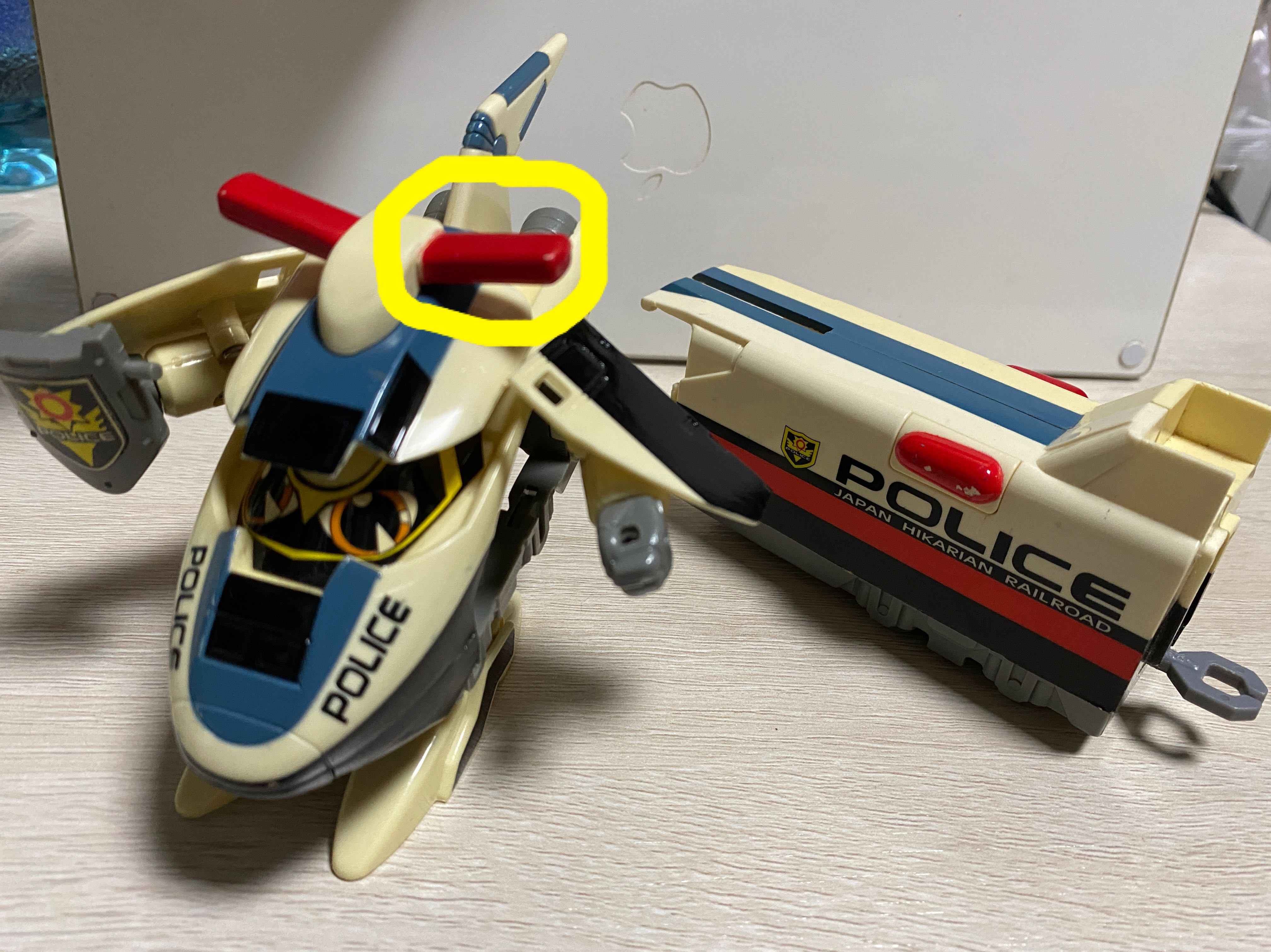 變形火車俠 變型火車俠 列車 鐵路 HIKARIAN JHR 006 POLICE WIN 警察 新幹線, 興趣及遊戲, 玩具 & 遊戲類 ...