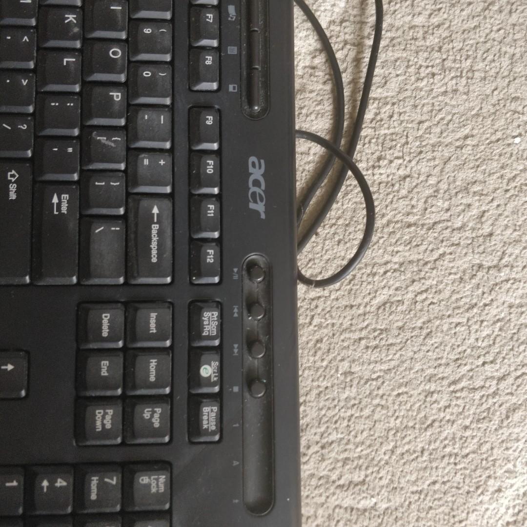 Acer keyboard, Computers & Tech, Parts & Accessories, Computer Keyboard on Carousell