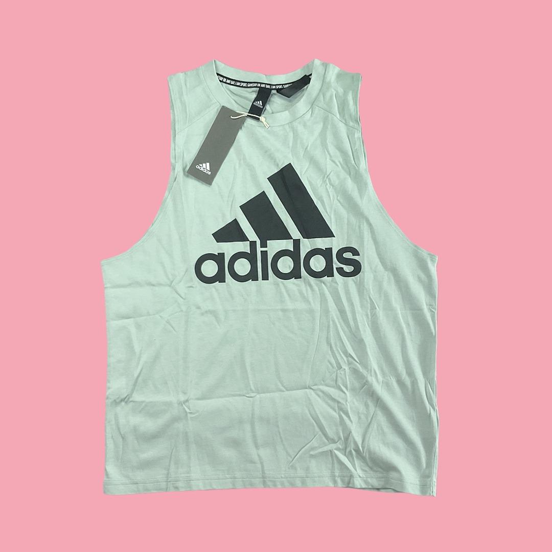 Adidas muscle tank, Women's Fashion, Activewear on Carousell