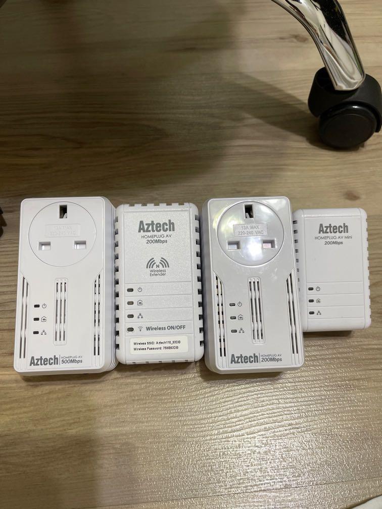 Aztech Homeplug AV 200Mbps / 500Mbps, Computers & Tech, Office ...