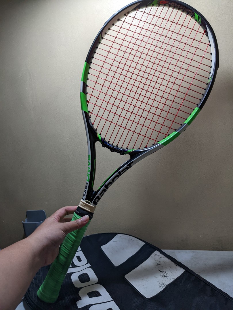 Babolat Pure Drive Wimbledon Edition Tennis Racket, Sports Equipment ...