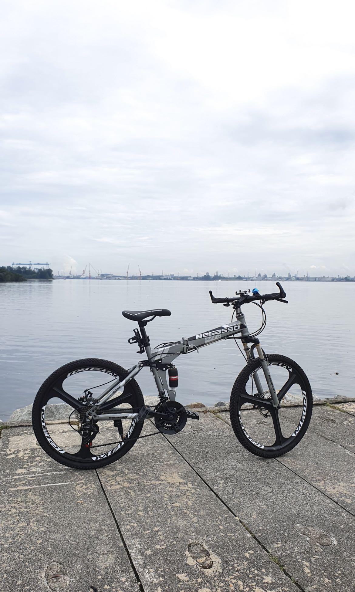 Begasso foldable mountain bike, Sports Equipment, Bicycles & Parts ...