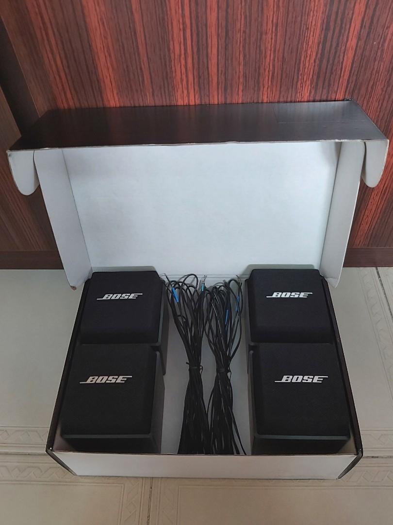 BOSE AM5 CUBE SPEAKERS C/W CABLES, Audio, Other Audio Equipment on Carousell