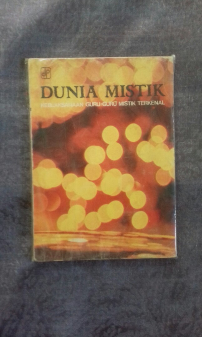 Buku Dunia Mistik Kebijaksanaan Guru Guru Mistik Terkenal 1988 Buku Ori ...