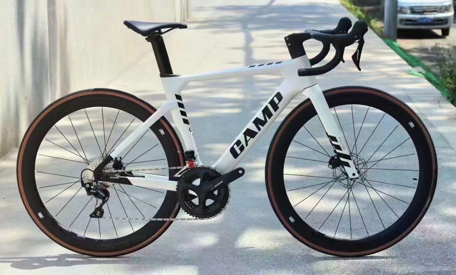 Camp Ace 7000白色52碼105油碟全內線公路車 / Ace 5000變色龍46碼105三寶碟剎公路車 disc roadbike, 運動產品, 單車及配件, 單車 - Carousell