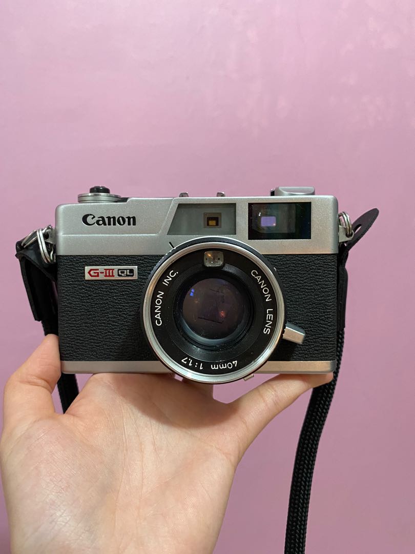 Vintage Canon Canonet QL17 GIII 35mm Rangefinder Film Camera, Photography, Cameras on Carousell