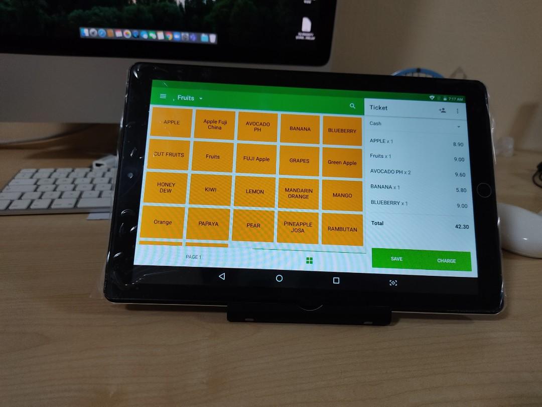 POS System Cashier Machines With Android Tablet Full Set , Computers ...