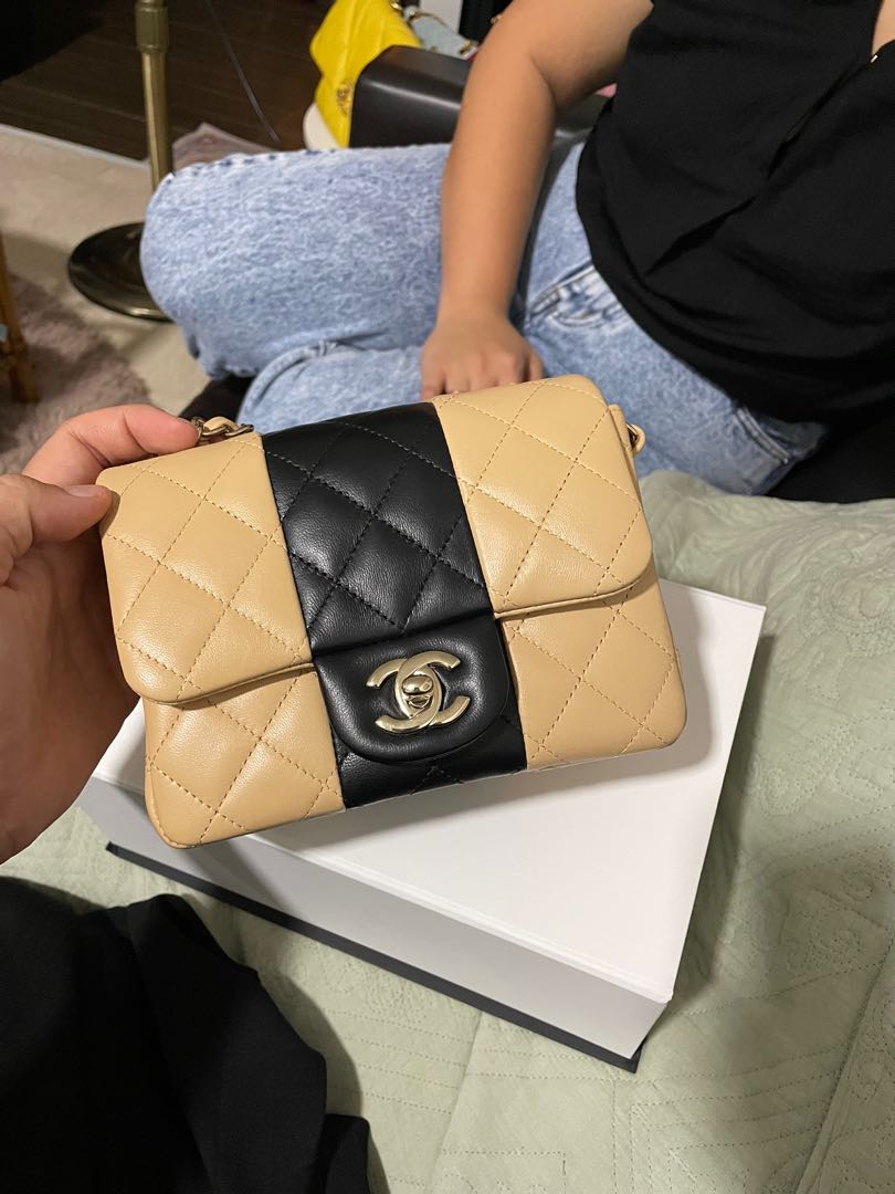 Chanel Classic Mini Square, Women's Fashion, Bags & Wallets, Cross-body ...