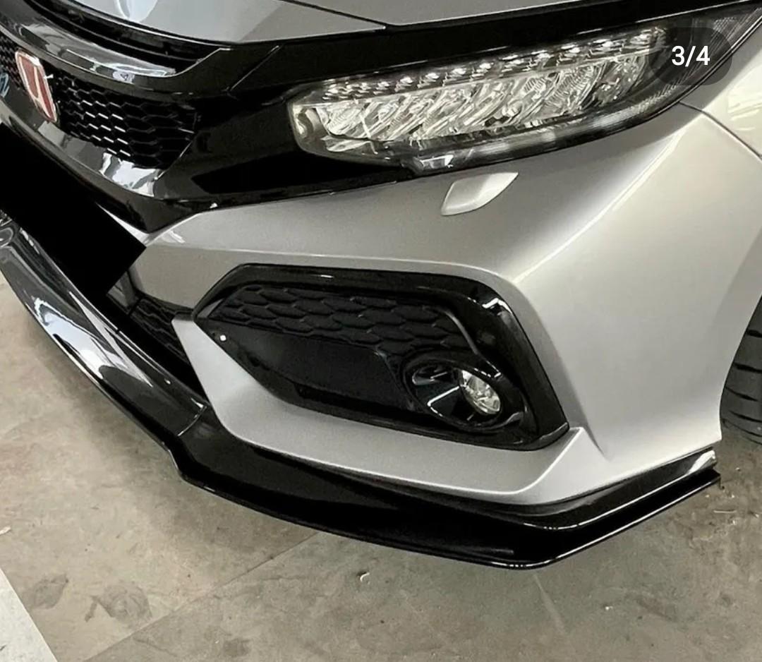 Civic FK FK4 FK7 FC Si Bumper Front Lip Side Skirt, Car Accessories ...