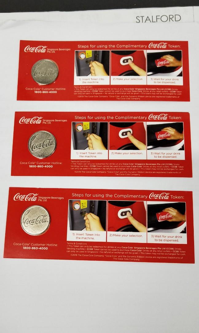 Coca cola tokens, Hobbies & Toys, Memorabilia & Collectibles, Currency ...