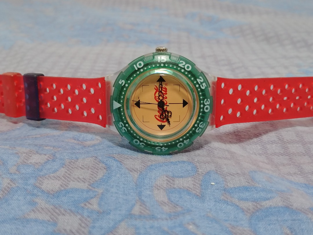 Coca Cola vintage retro diver style watch ( quartz ), Luxury, Watches ...