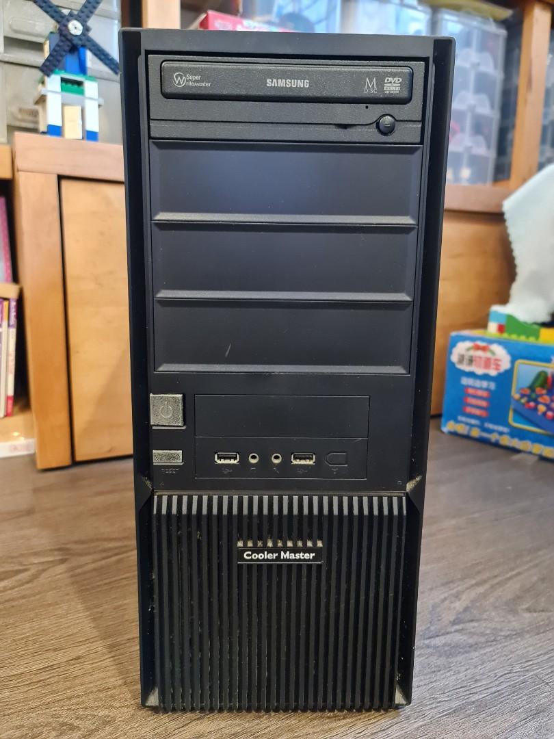 CPU casing with ASUS motherboard, RW Disc player, Zotac graphics card ...