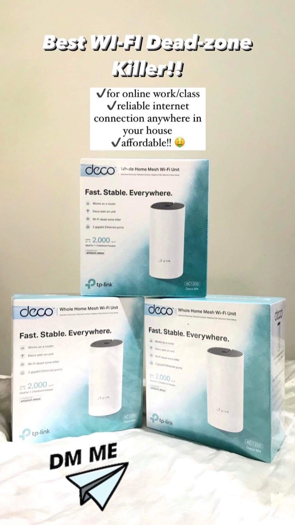 Deco mesh m4, Computers & Tech, Parts & Accessories, Networking on ...