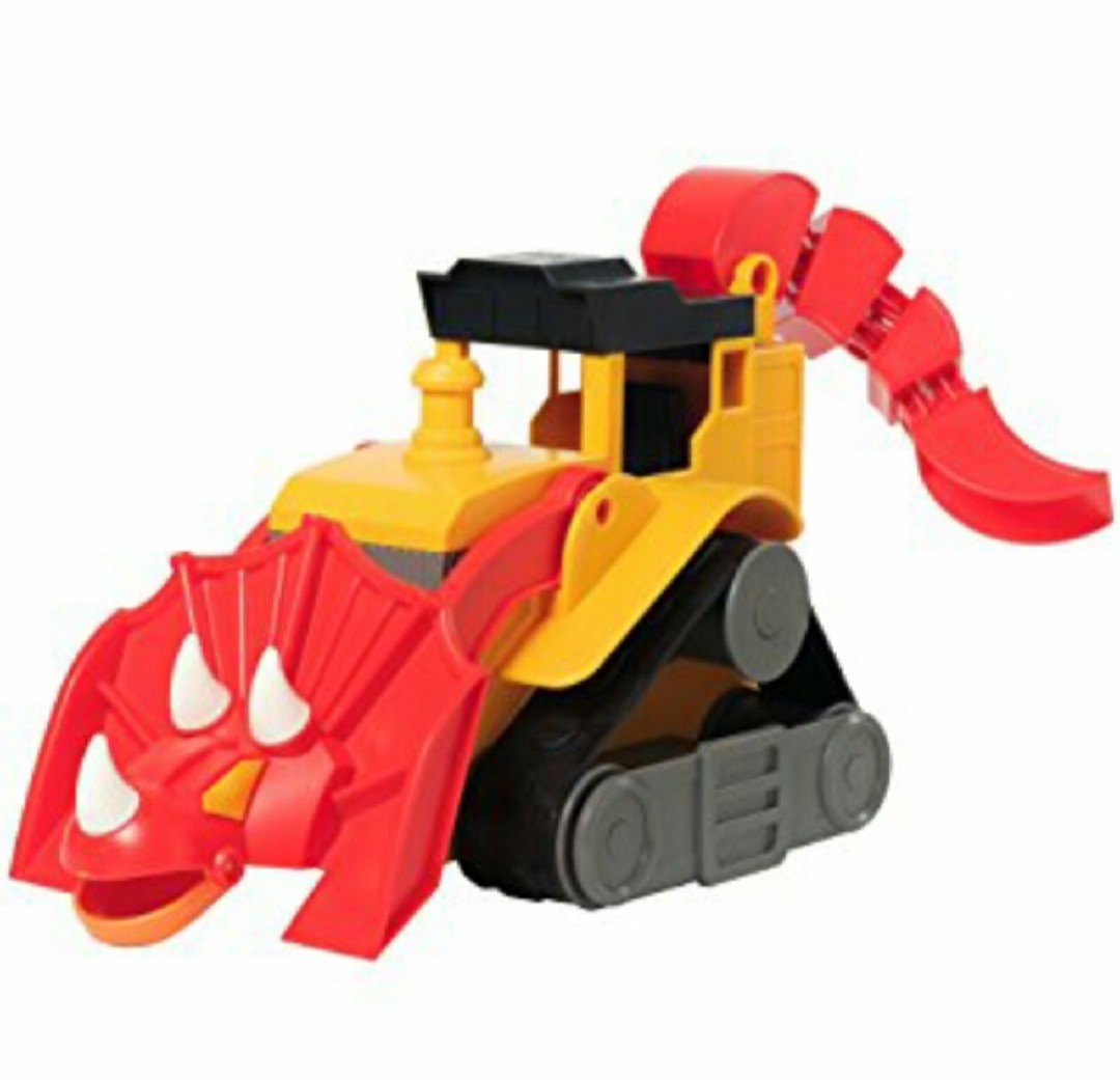 Dino Construction Company T-Top the Triceratops Bulldozer Dinosaur ...