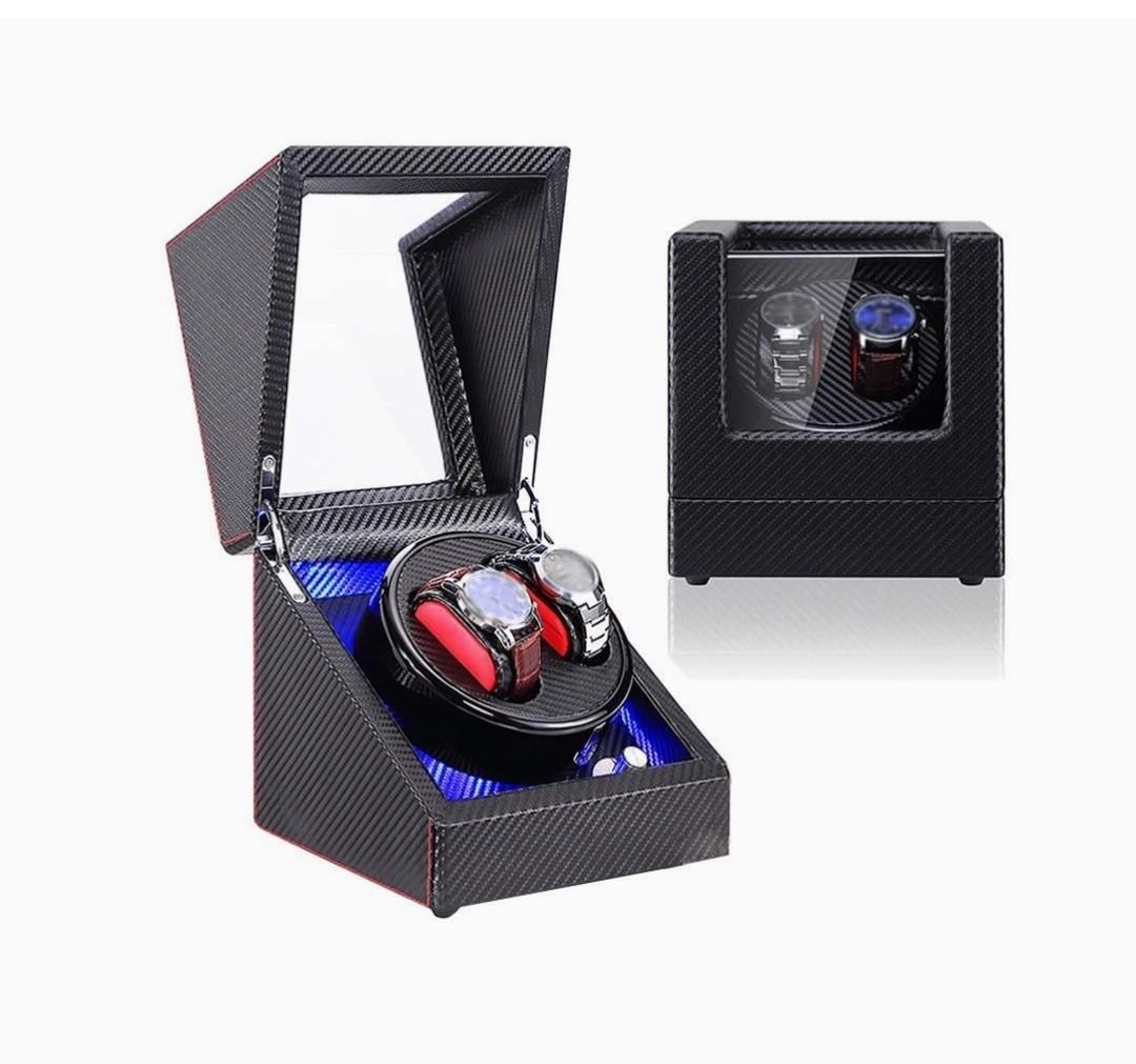 Double Watch Winders for Automatic Watches Box, Watch Rotator for 3 ...