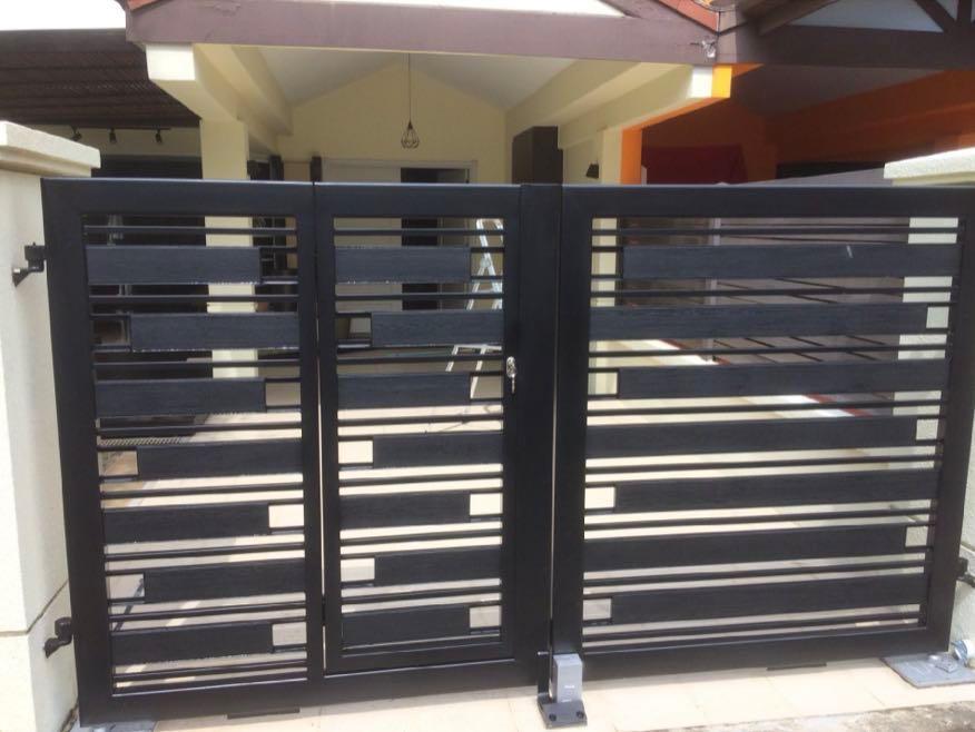 Mild steel Driveway Auto Gate | Landed Gates, Furniture & Home Living ...