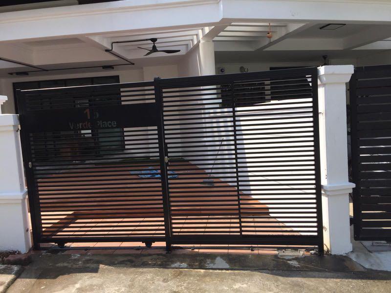 Mild steel Driveway Auto Gate | Landed Gates, Furniture & Home Living ...