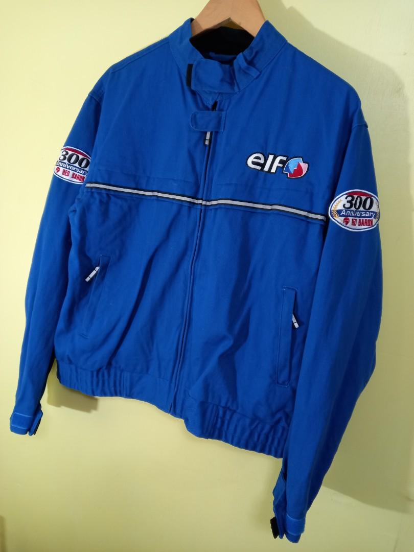 Elf blue racing jacket, Men's Fashion, Coats, Jackets and Outerwear on ...