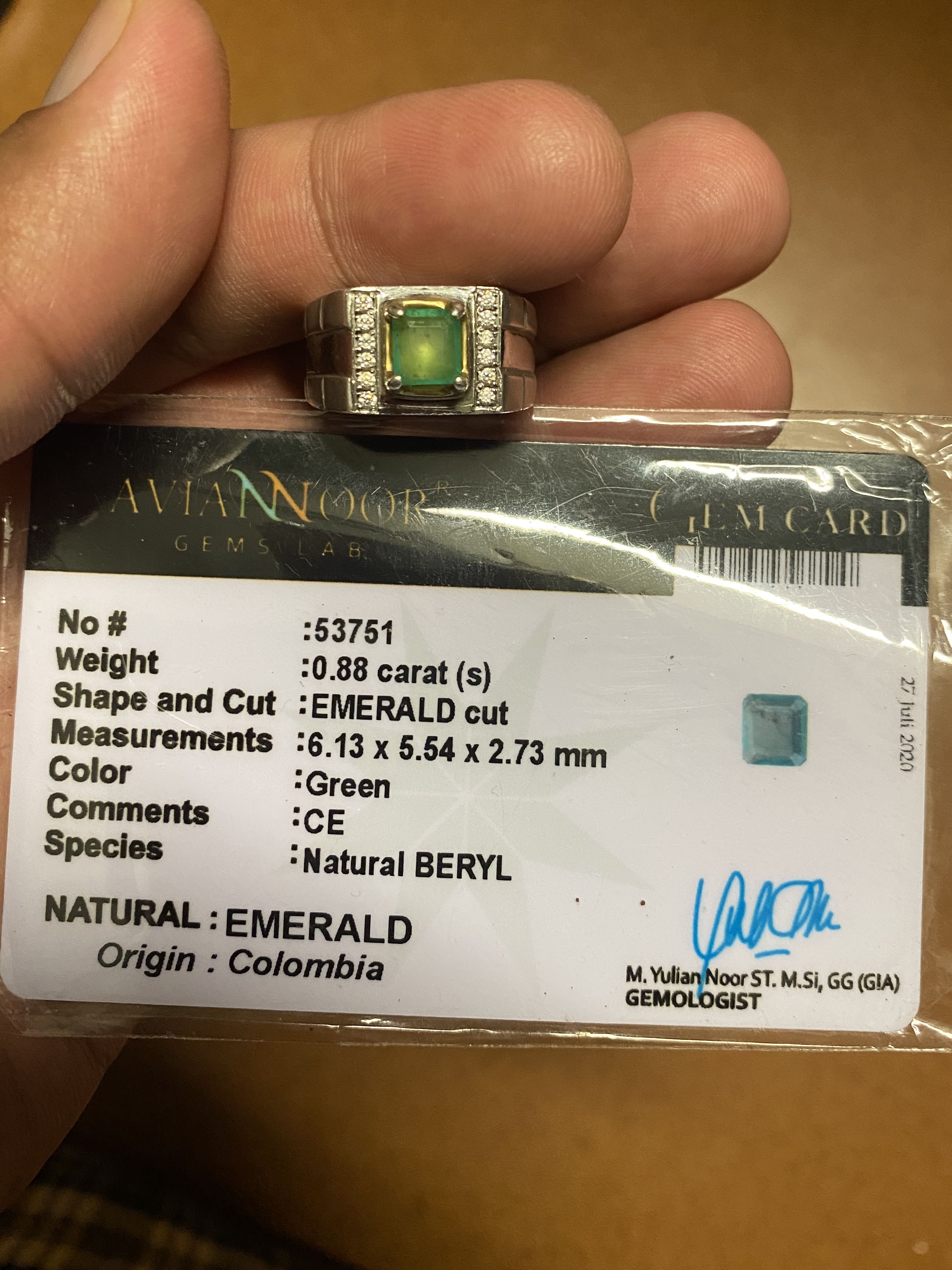 Emerald colombia, Hobbies & Toys, Memorabilia & Collectibles, Vintage ...