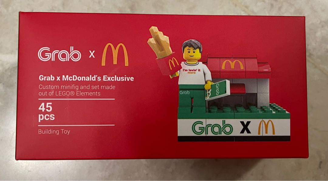 Exclusive Grab x Mcdonald Lego, Hobbies & Toys, Toys & Games on Carousell
