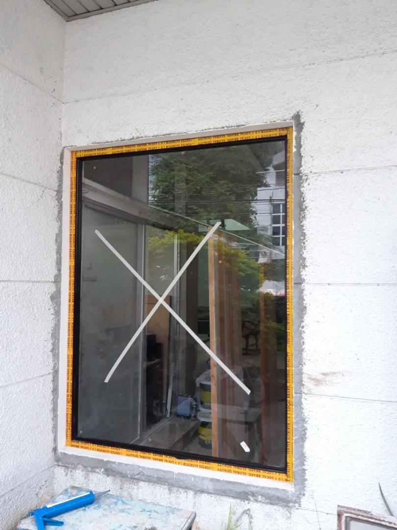 Fixed glass using sobc, Furniture & Home Living, Home Decor, Curtains ...