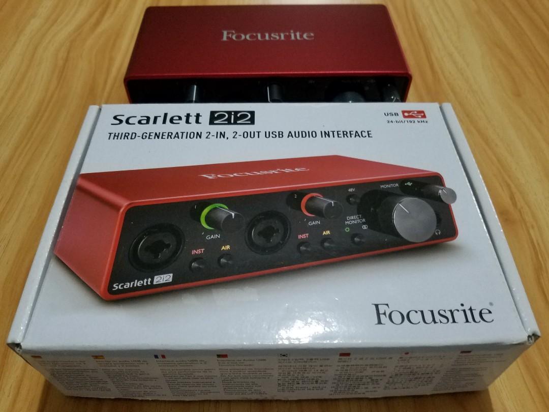 Focusrite Scarlett 2i2 3rd Gen, Audio, Other Audio Equipment on Carousell