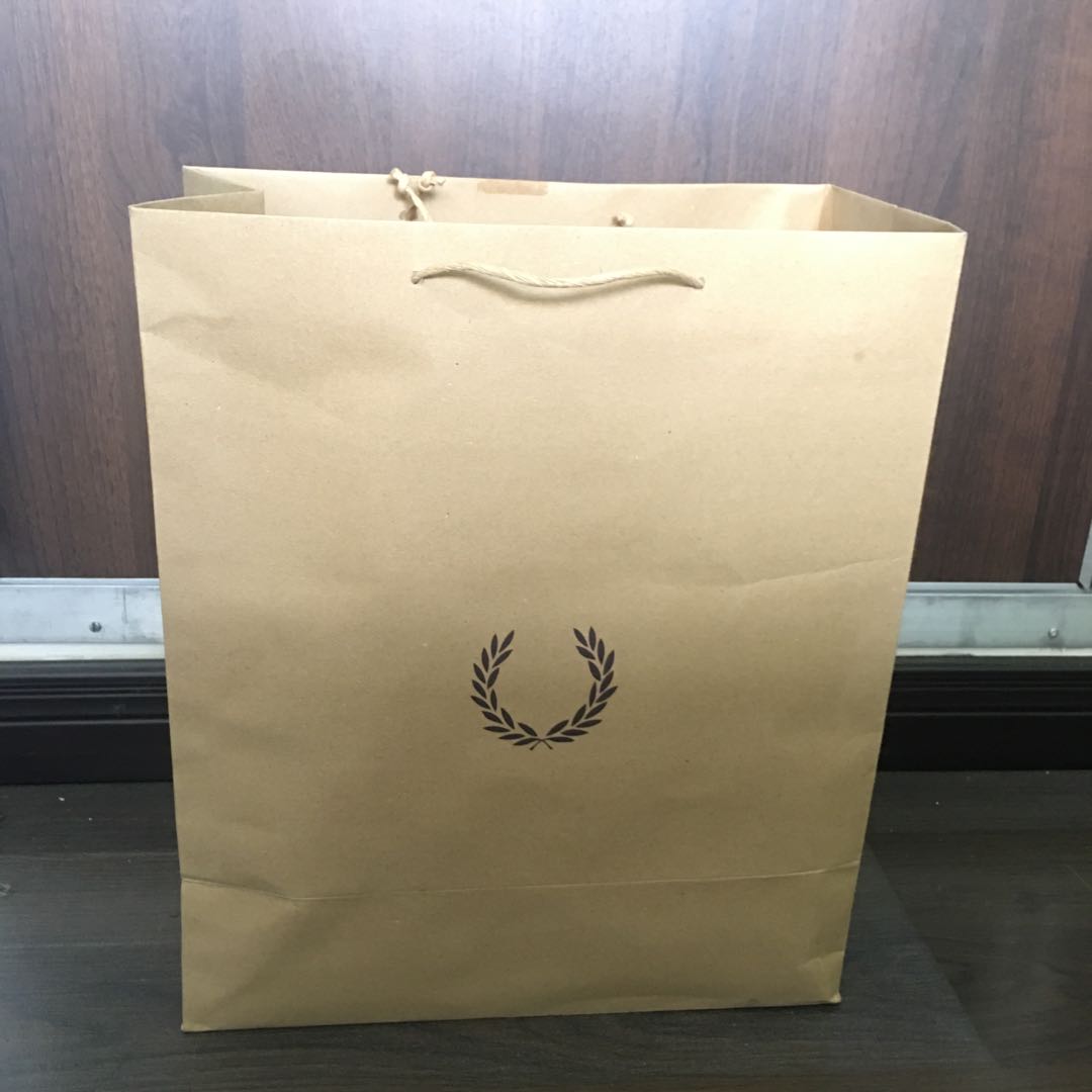 Fred Perry Paper Bag, Men's Fashion, Tops & Sets, Tshirts & Polo Shirts ...