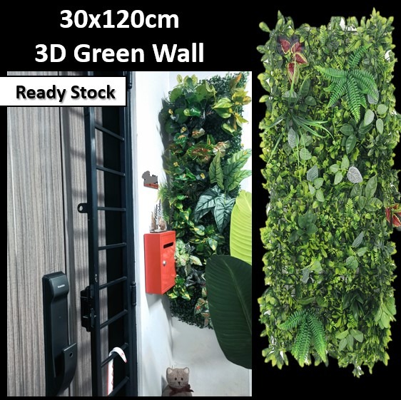 [FREE DELIVERY] Mini Feature Green wall Backdrop Leaf Plant Wall ...