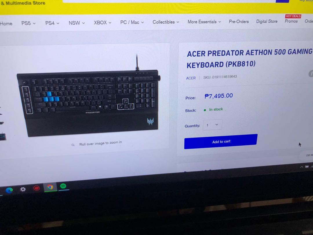 FS Acer Predator Triton 500 and Acer Predator Aethon 500 mechanical ...