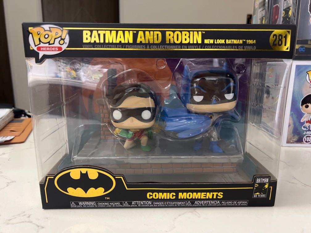Funko Pop Comic Moments - Batman and Robin (281) Batman 80 years # ...