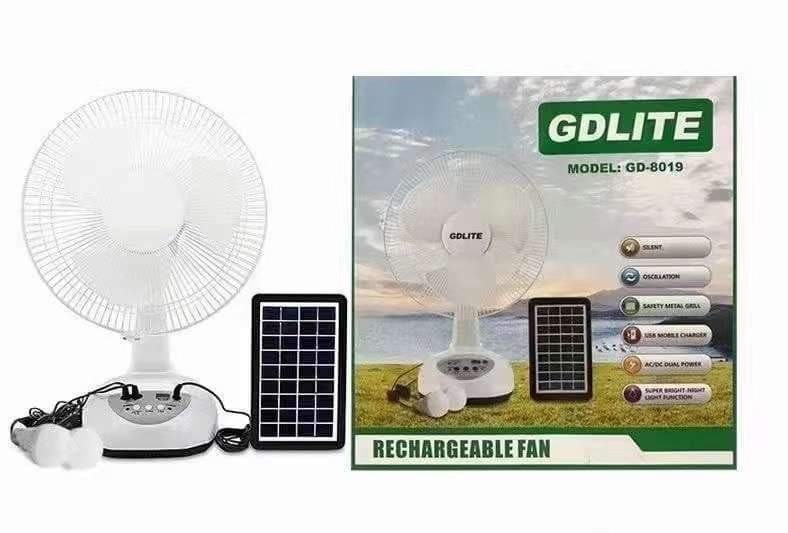 GD LITE RECHARGEABLE FAN, Furniture & Home Living, Lighting & Fans ...