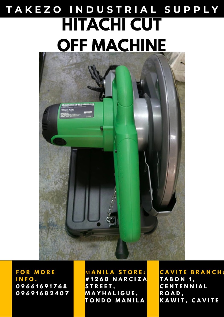 Hitachi Cut Off Machine, Commercial & Industrial, Industrial Equipment ...