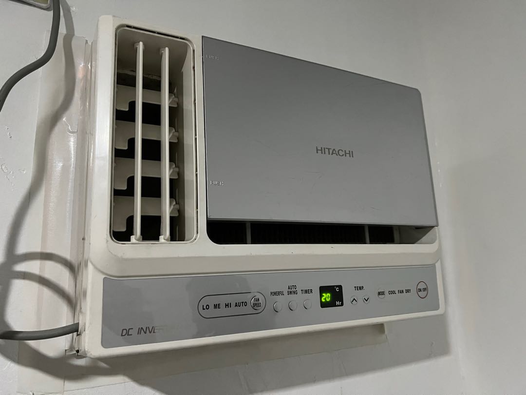 Hitachi Inverter Window Type 1 HP, TV & Home Appliances, Air ...