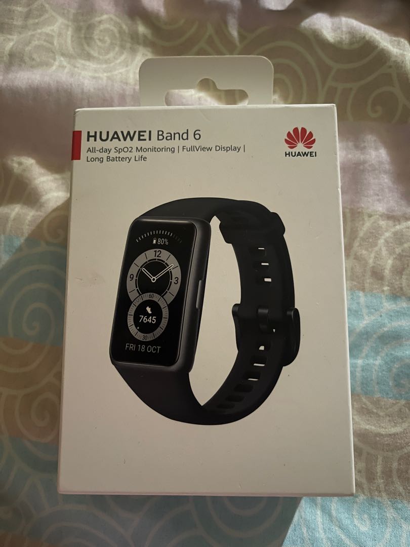 Huawei band 6 black, Mobile Phones & Gadgets, Wearables & Smart Watches ...