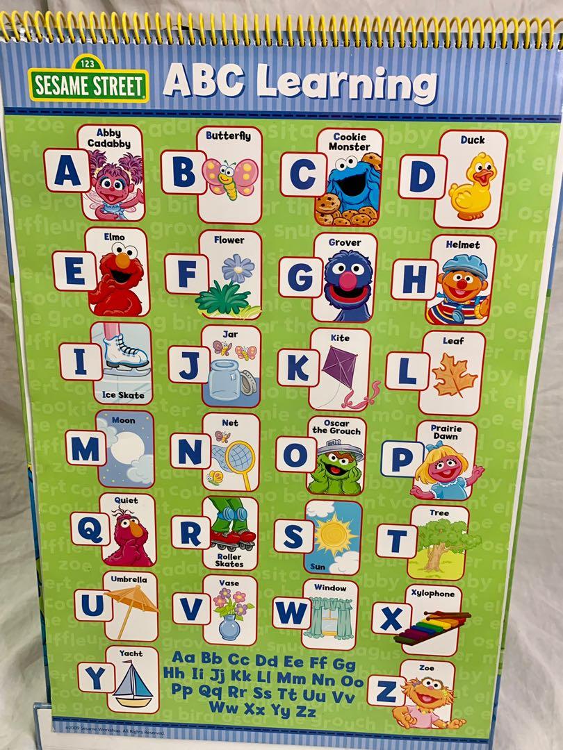 IKEA Abacus & Sesame Street flip & learn letters & words desktop ...