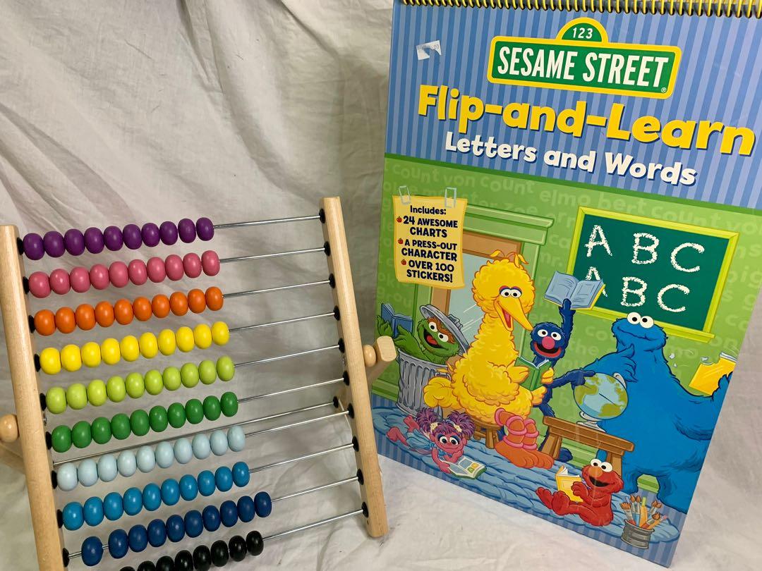 IKEA Abacus & Sesame Street flip & learn letters & words desktop ...
