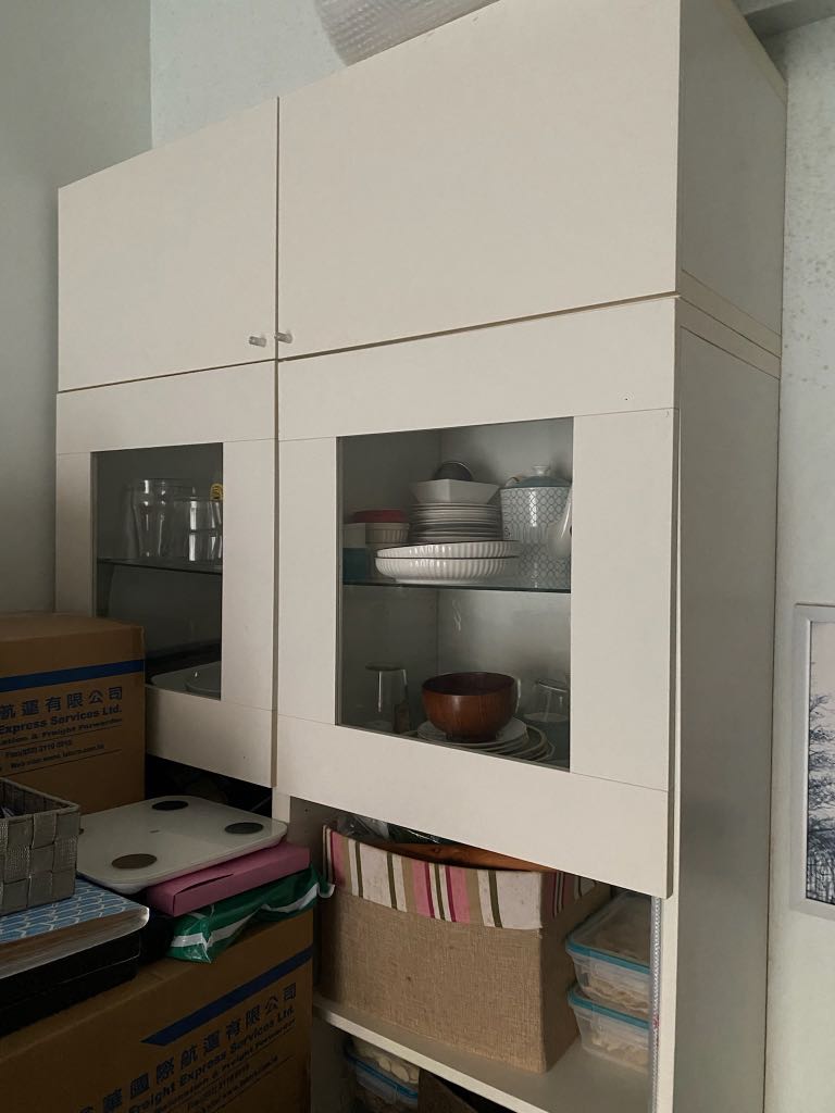 IKEA PAX Display Cabinet & Storage, 傢俬＆家居, 傢俬, 櫃子、組合櫃及置物架 - Carousell