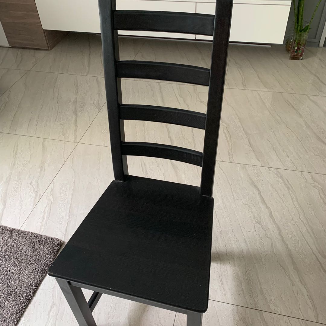 IKEA STEFAN CHAIRS (4 Sets), Furniture & Home Living, Furniture, Chairs ...