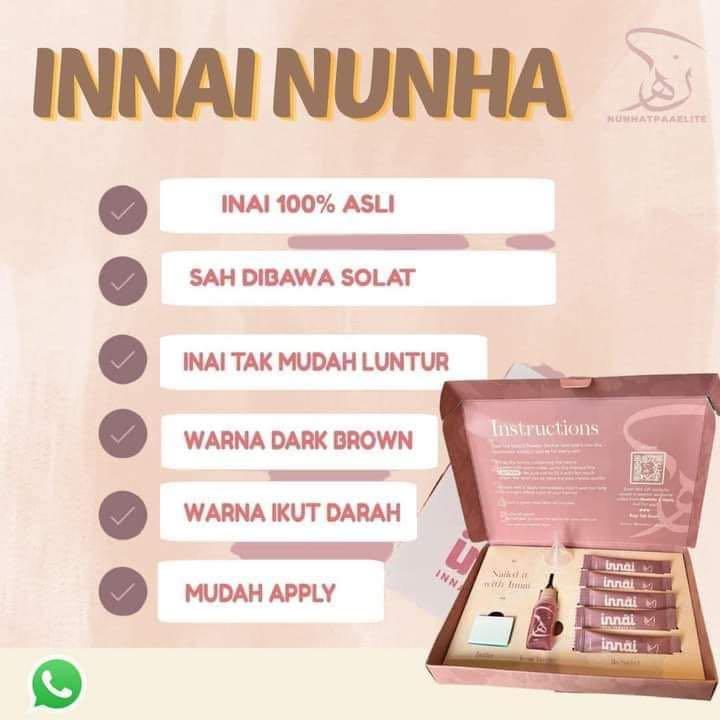 Inai Nunha by Neelofa, Beauty & Personal Care, Hands & Nails on Carousell