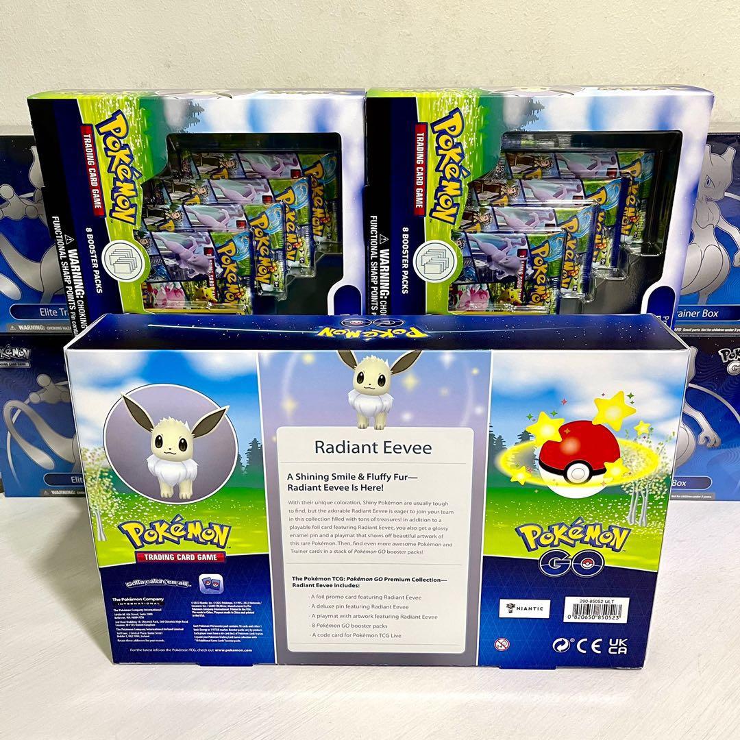 Pokemon GO TCG Radiant Eevee Premium Collection Box, Hobbies & Toys ...