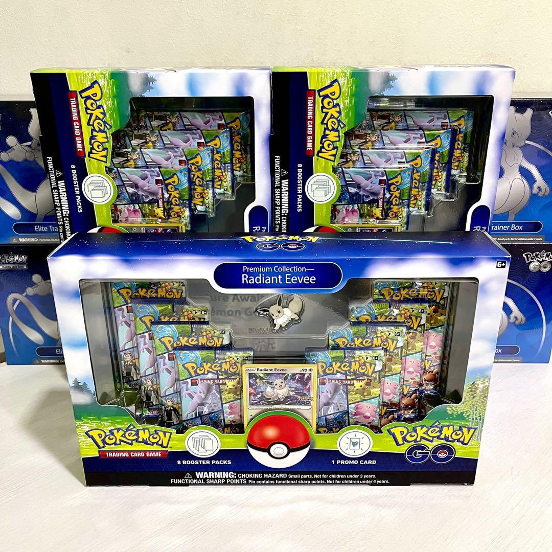 Pokemon GO TCG Radiant Eevee Premium Collection Box, Hobbies & Toys ...