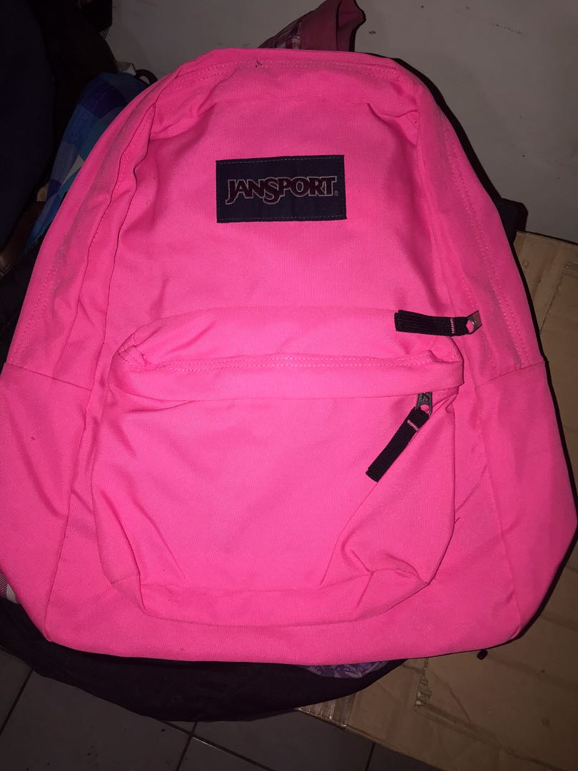 Jansport hot pink backpack, Women's Fashion, Bags & Wallets, Backpacks ...