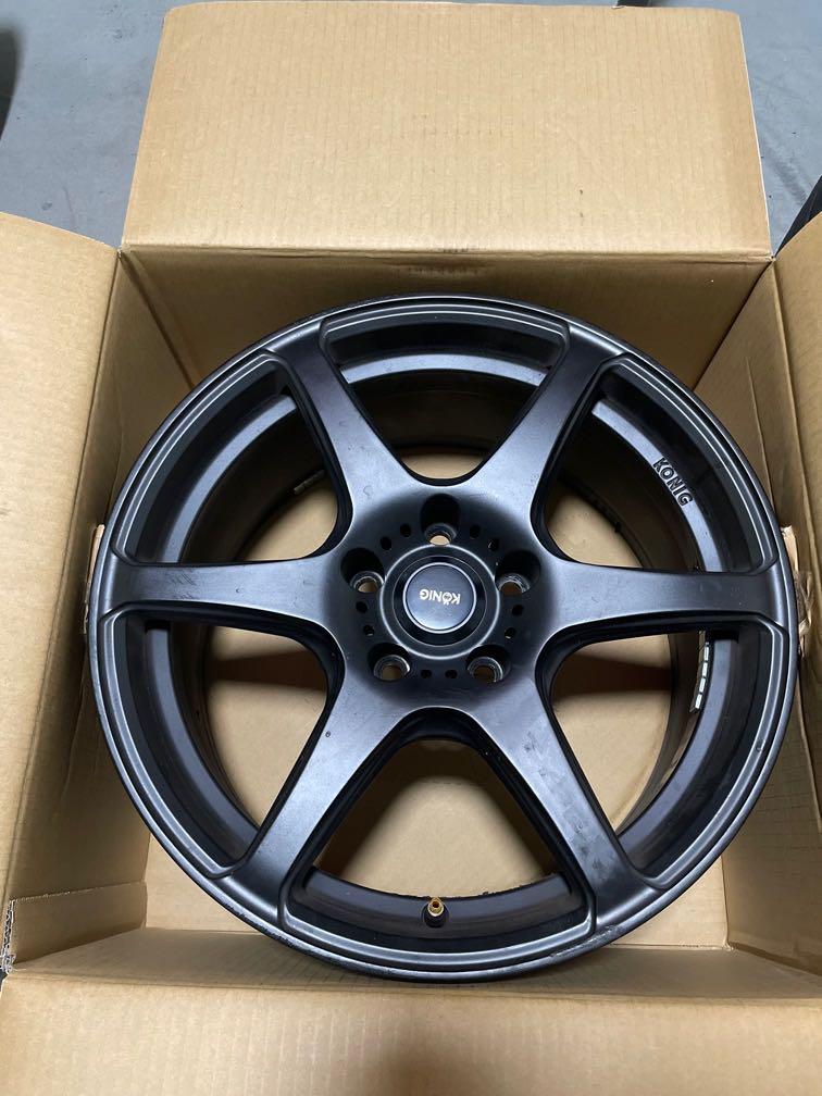 Konig Tandem 17 Inch, Car Accessories, Tyres & Rims on Carousell
