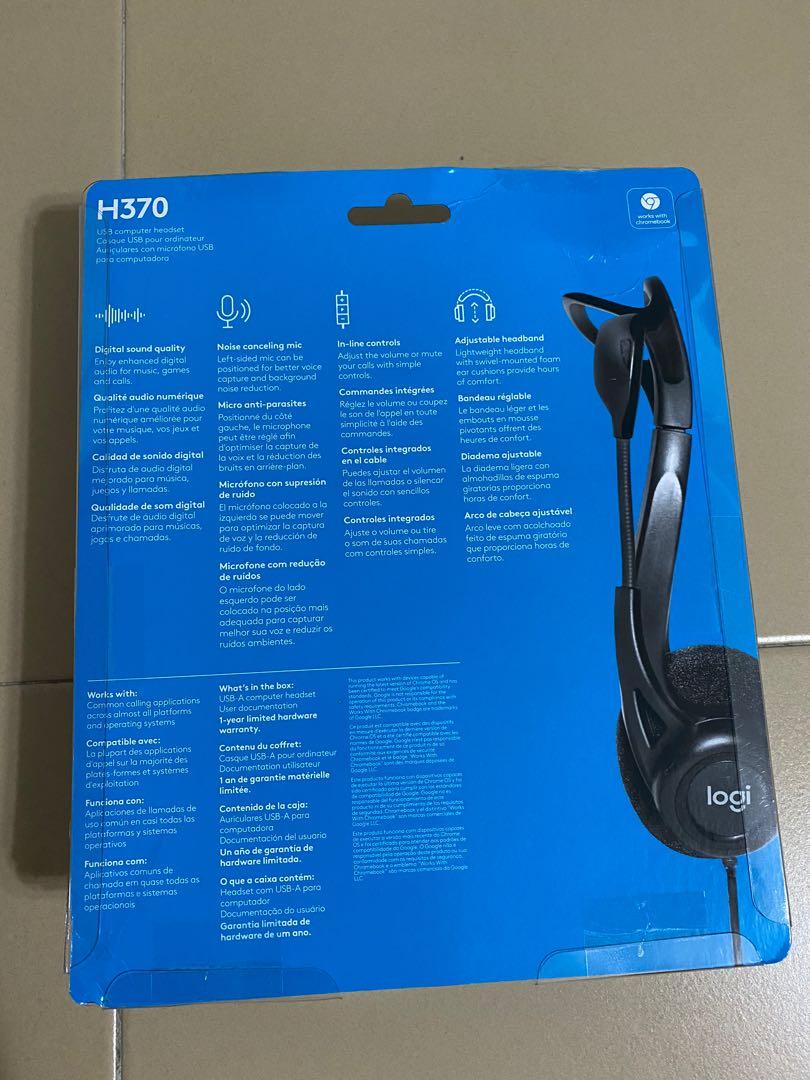 Logitech H370 USB Computer Headset, Audio, Headphones & Headsets on ...