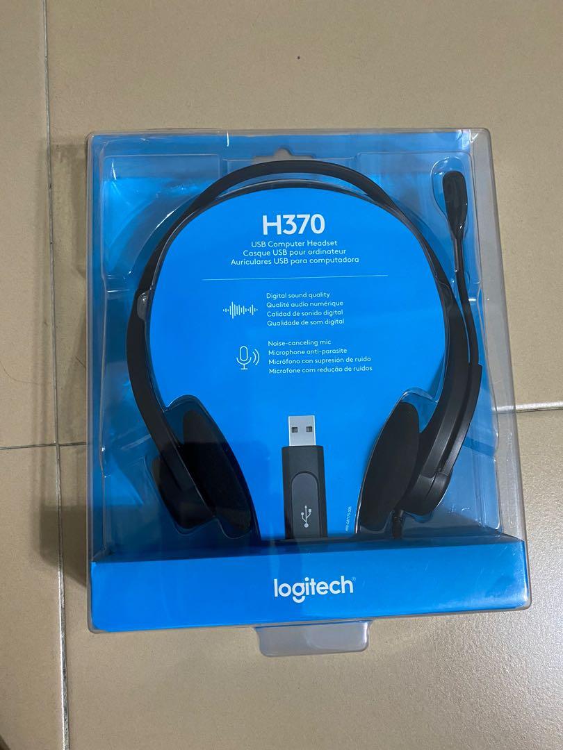 Logitech H370 USB Computer Headset, Audio, Headphones & Headsets on ...